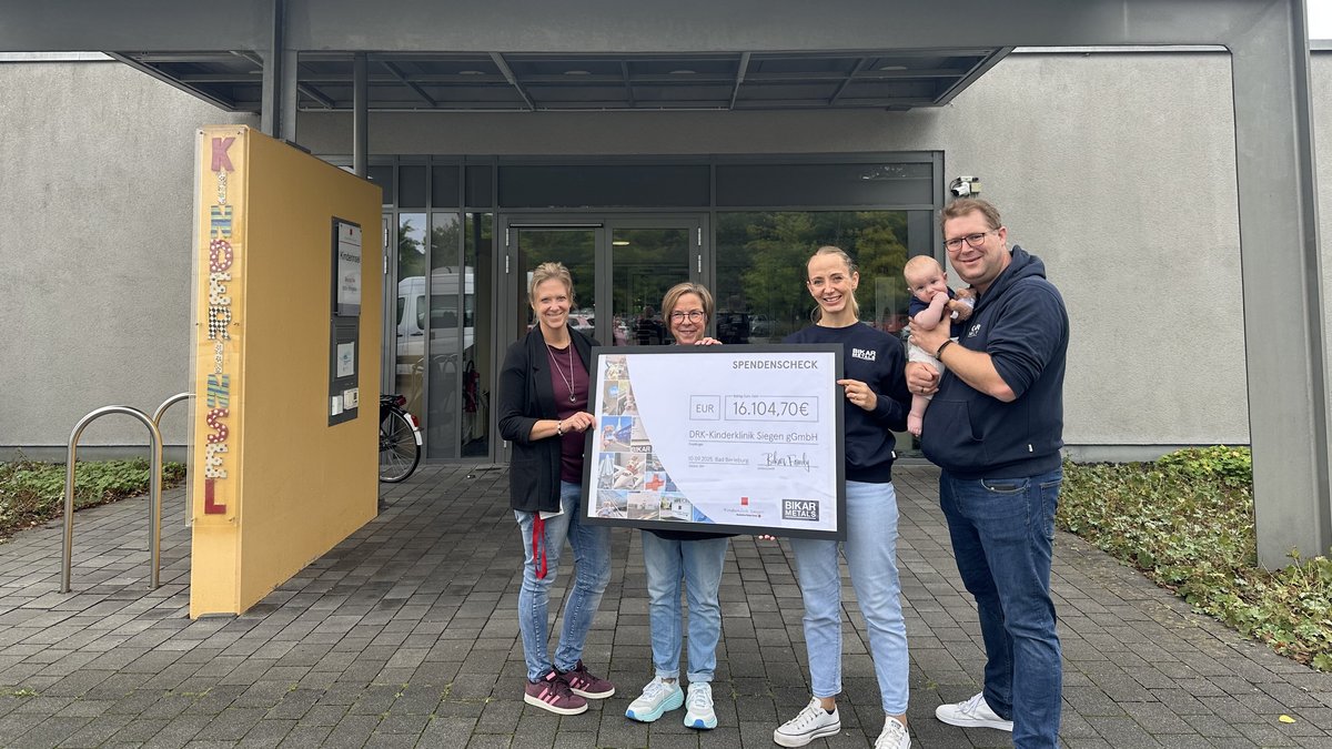 When solidarity takes flight: BIKAR METALS donates €16,105 to the DRK ...